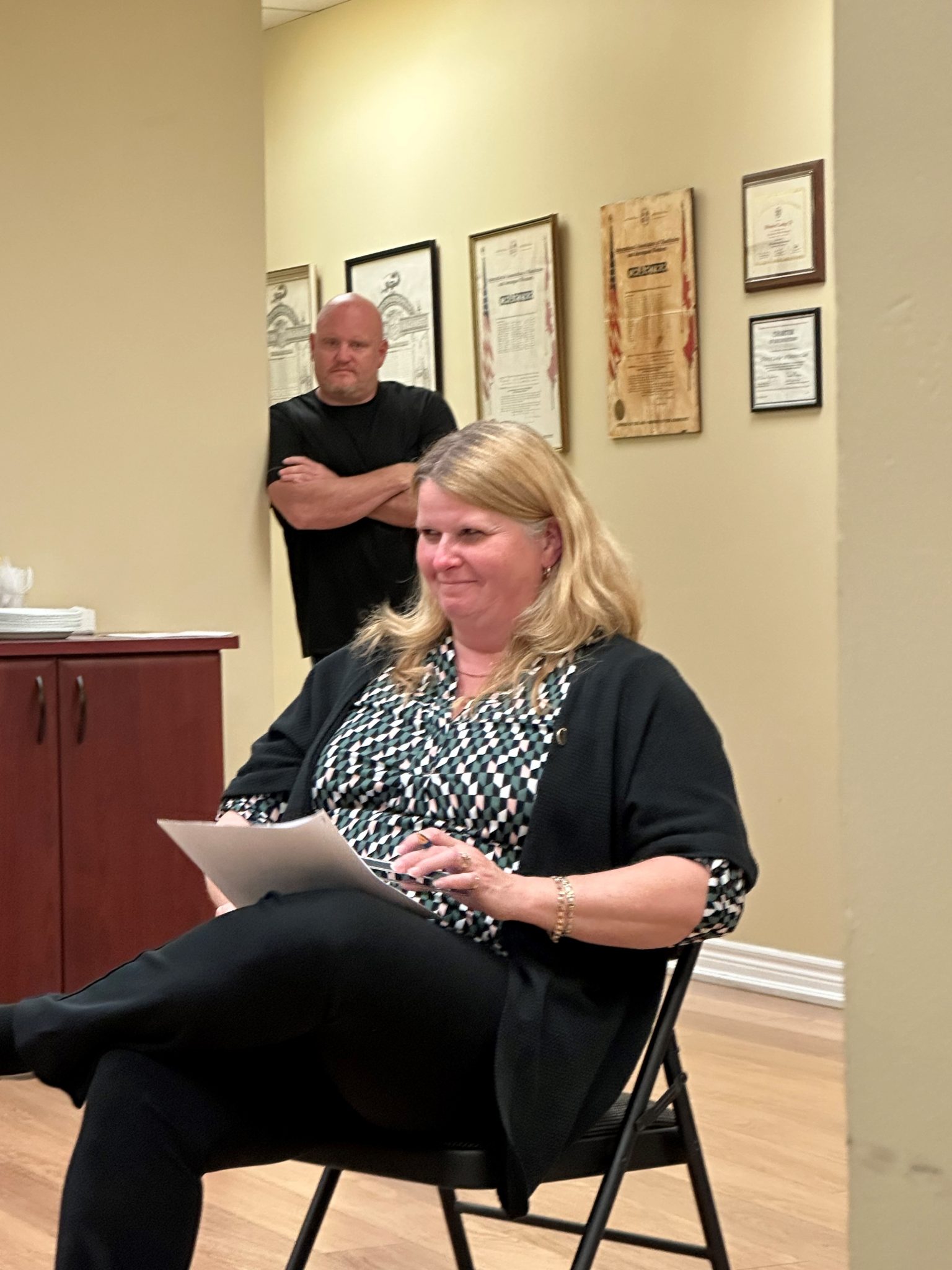 Kim Valliere Gift Presentation – IAM District 78